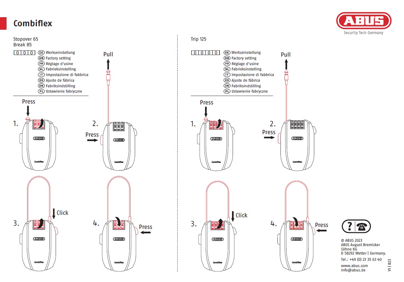 Combiflex Break 85 | ABUS CZECH s.r.o.